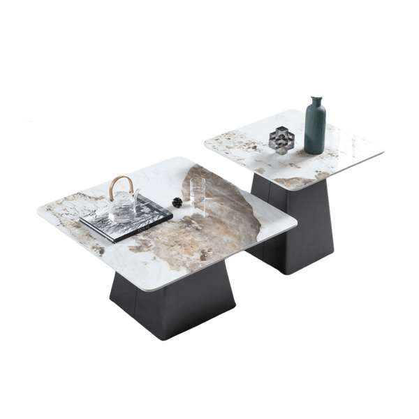 HT69 Sintered Stone Square Coffee Side Table Combo – Gavisco Office ...