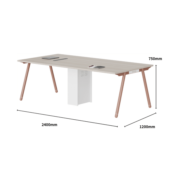 Pala-B Modern Simple Metal Frame Conference Meeting Table – Gavisco ...