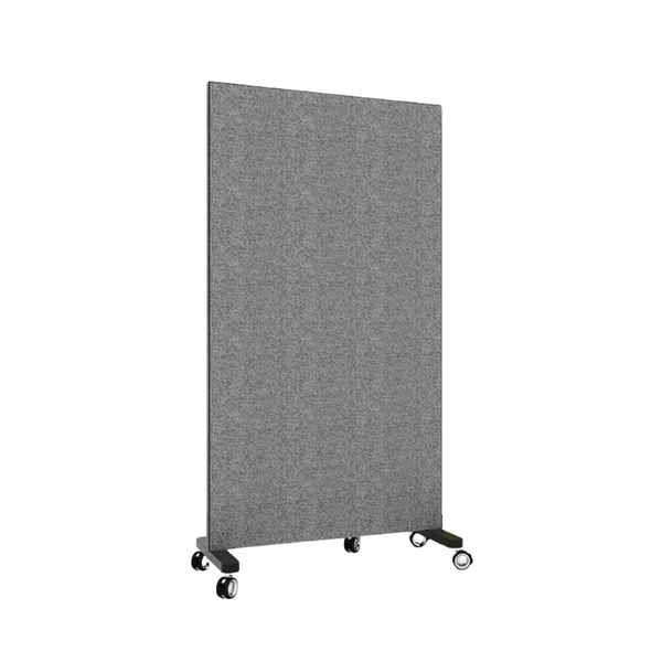 Surfer-B Mobile Dry-Erase Magnetic Whiteboard & Fabric Pinboard Notice ...